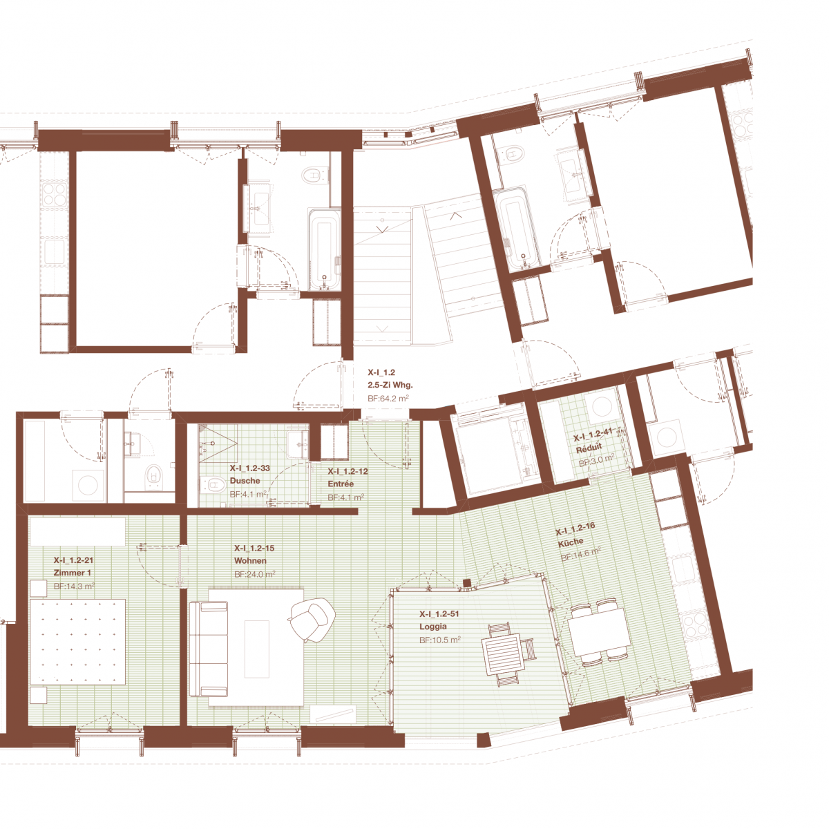 2 ½ Zimmer – Storchensiedlung